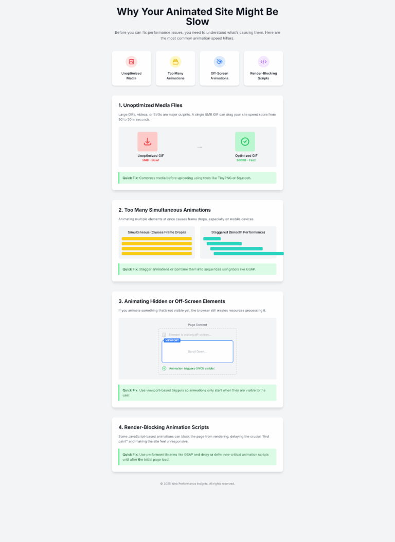 How to Optimize Animation for Better Page Speed