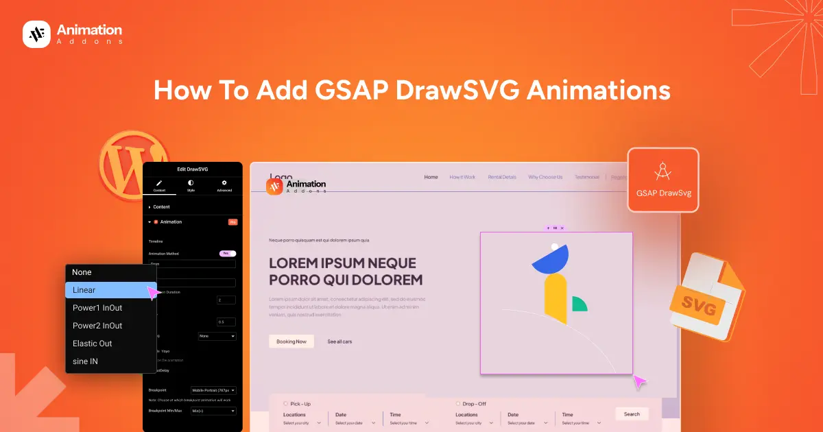 How to Add GSAP DrawSVG Animations